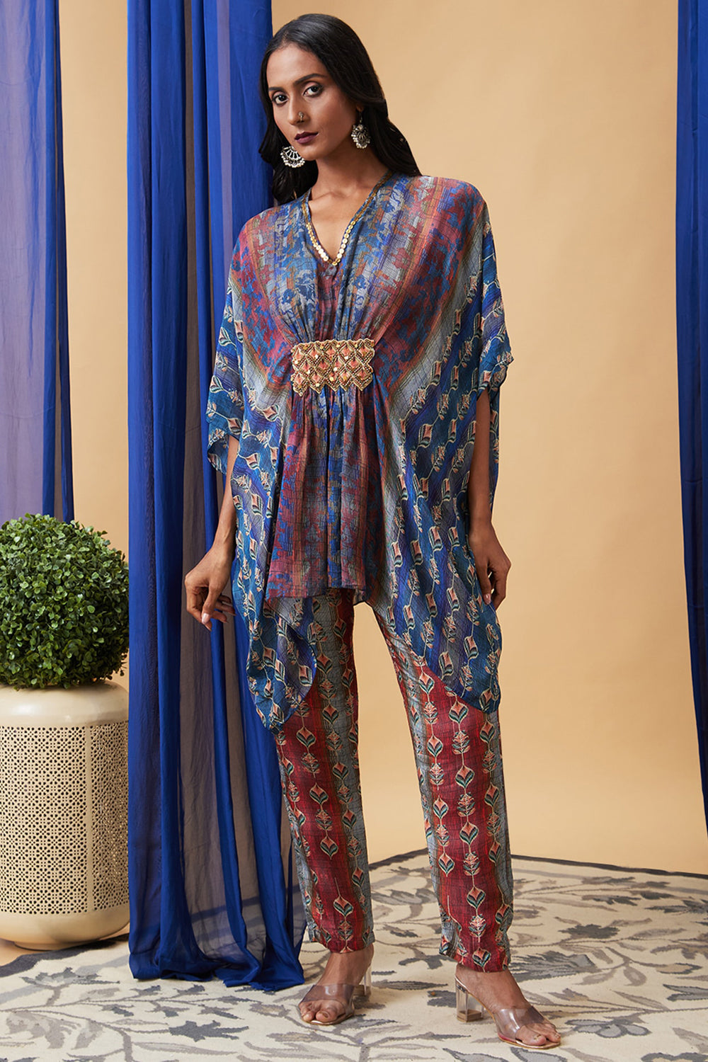 Adah Embroidered Kaftan Set
